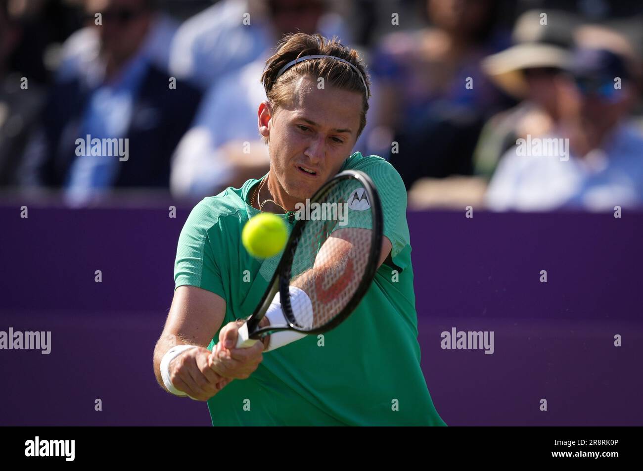 Sebastian Korda (USA) during his match vs Dan Evans (GBR) during day ...