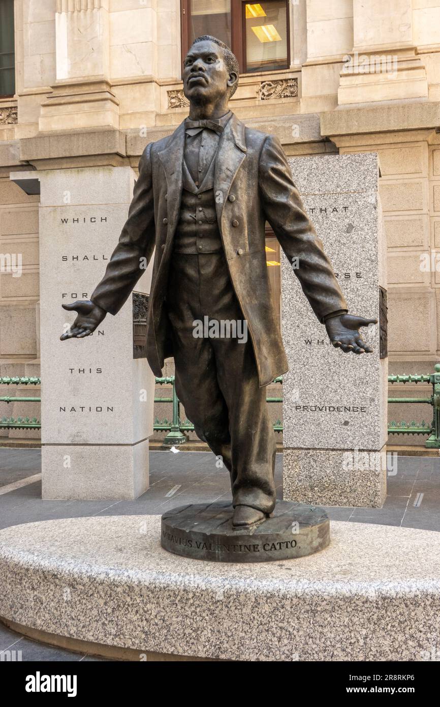 Quest for Parity: The Octavius Catto Memorial outside of Philadelphia ...