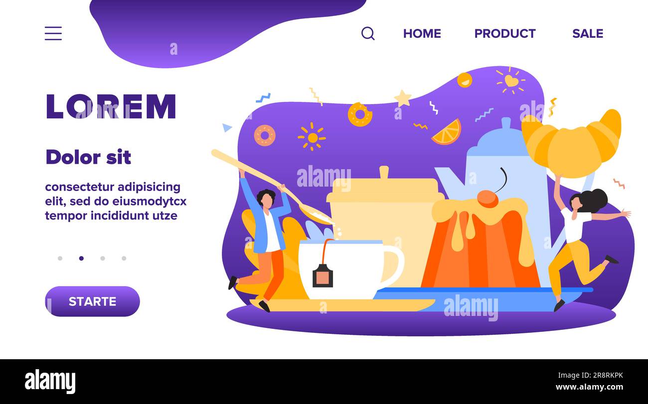 Girl tea party drink Stock Vector Images - Alamy