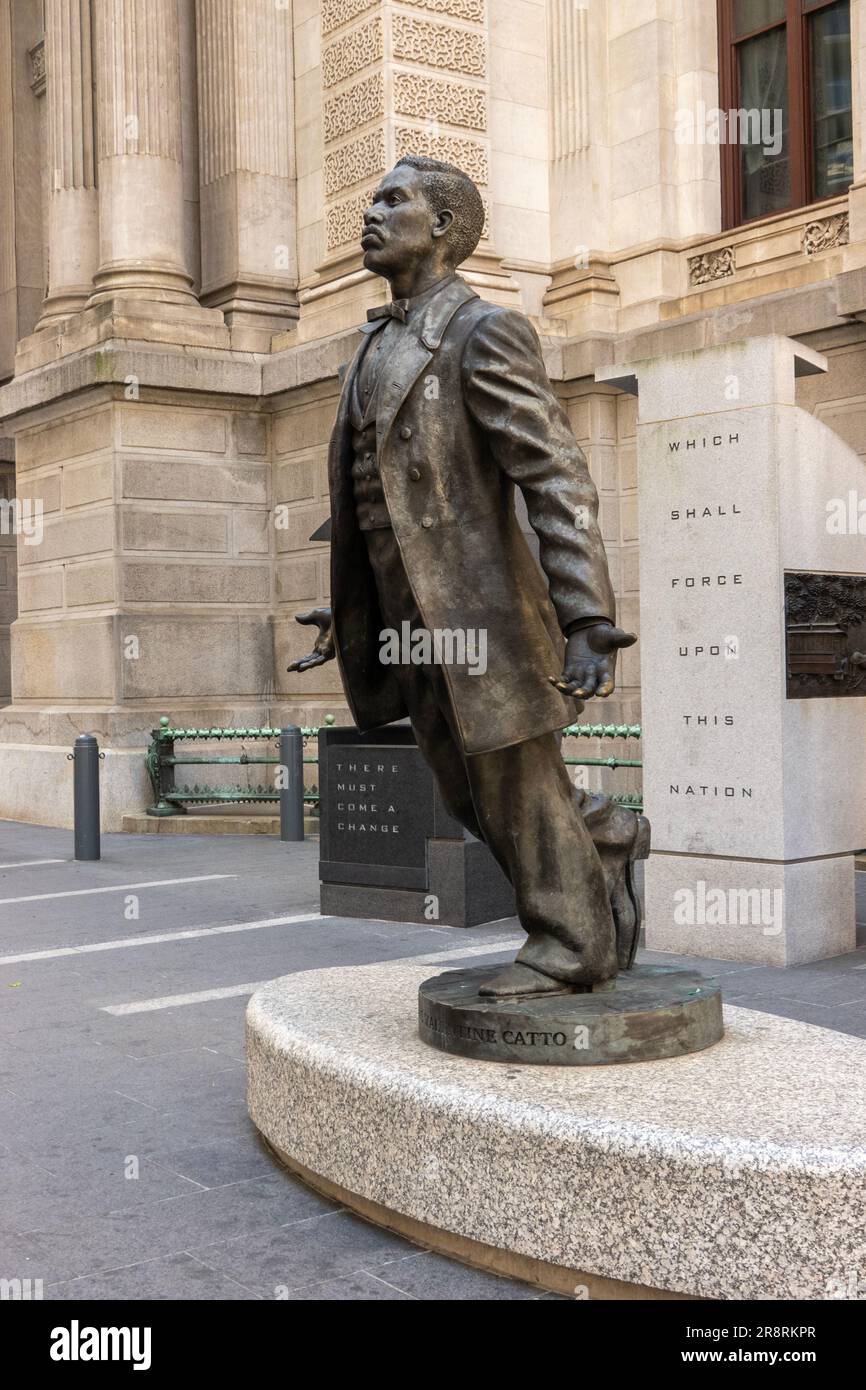 Quest for Parity: The Octavius Catto Memorial outside of Philadelphia ...