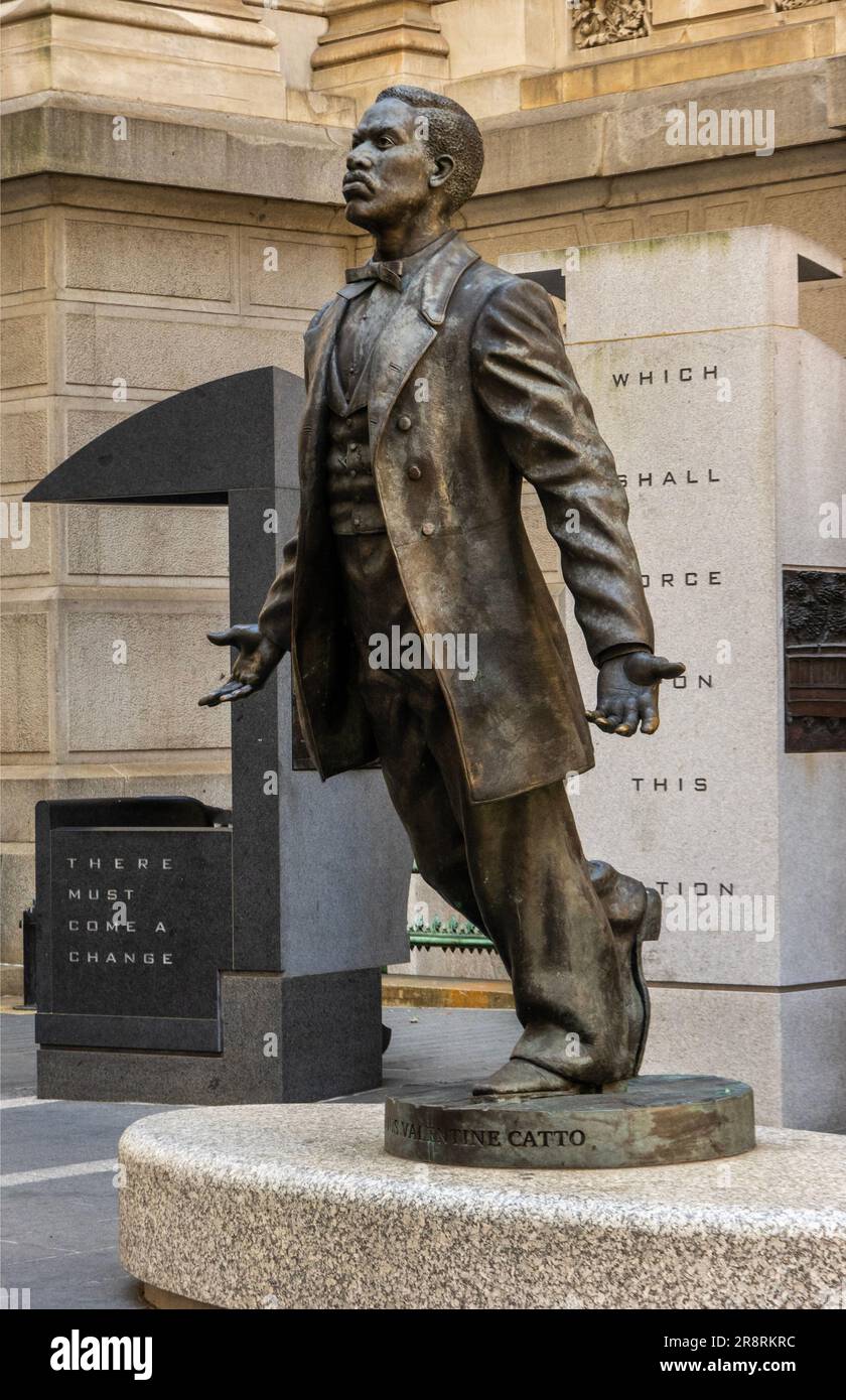 Quest for Parity: The Octavius Catto Memorial outside of Philadelphia ...