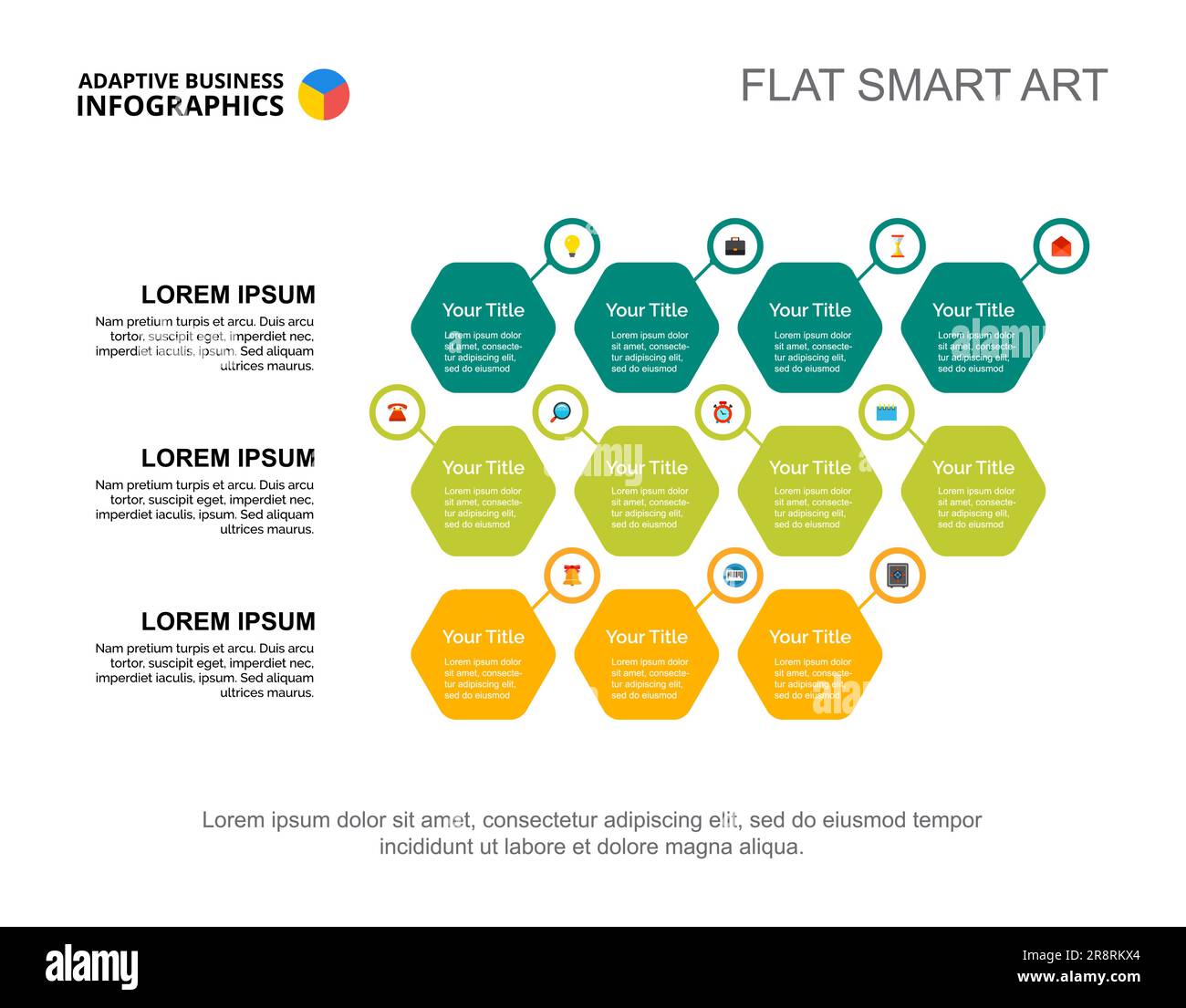 Business Options Slide Template Stock Vector Image & Art - Alamy
