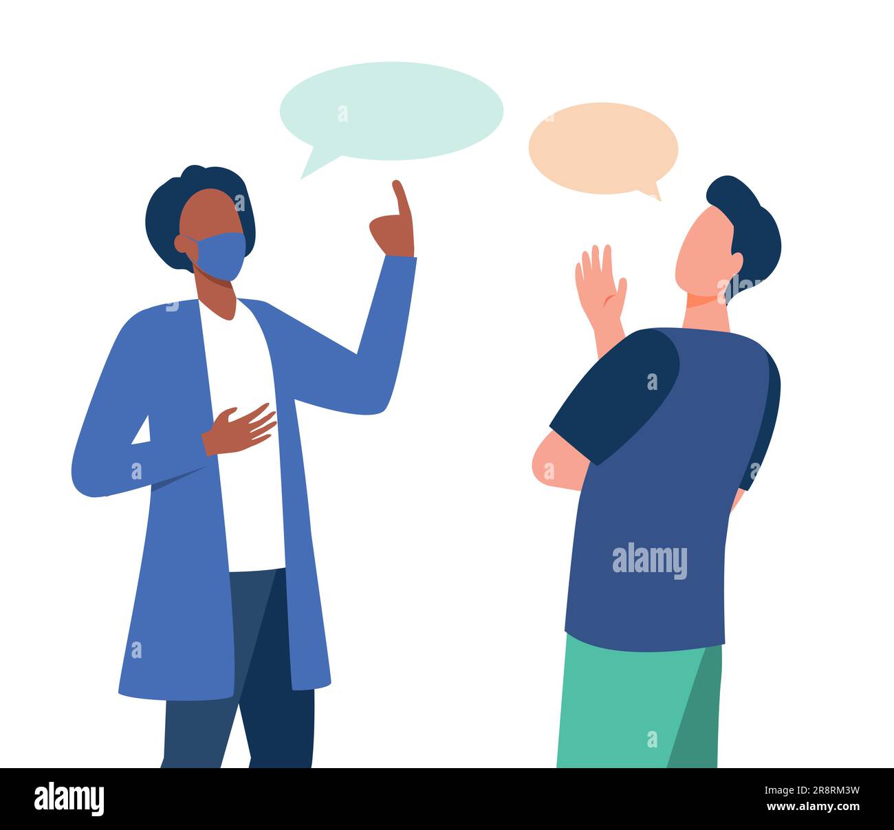 Face modern man in medical Cut Out Stock Images & Pictures - Alamy