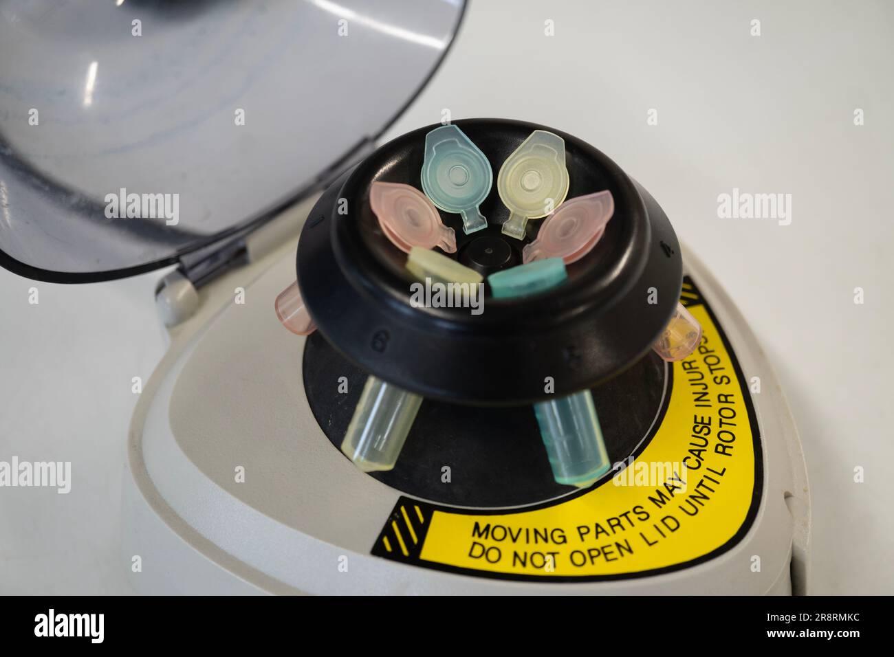 Microtube centrifuge for genetic testing in laboratory Stock Photo - Alamy