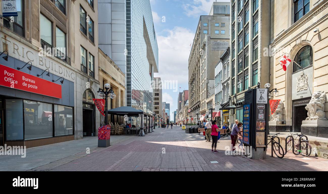 Ottawa city street view hi-res stock photography and images - Alamy