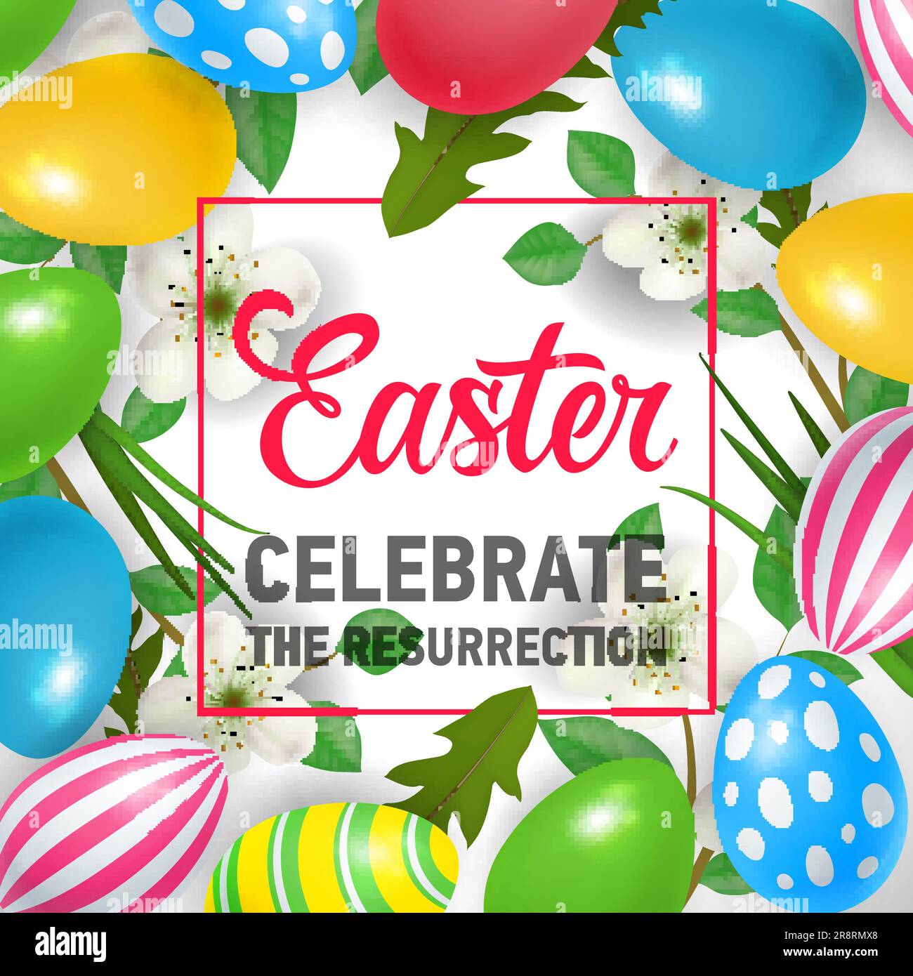 Easter Celebrate Resurrection Lettering Stock Vector Image & Art - Alamy