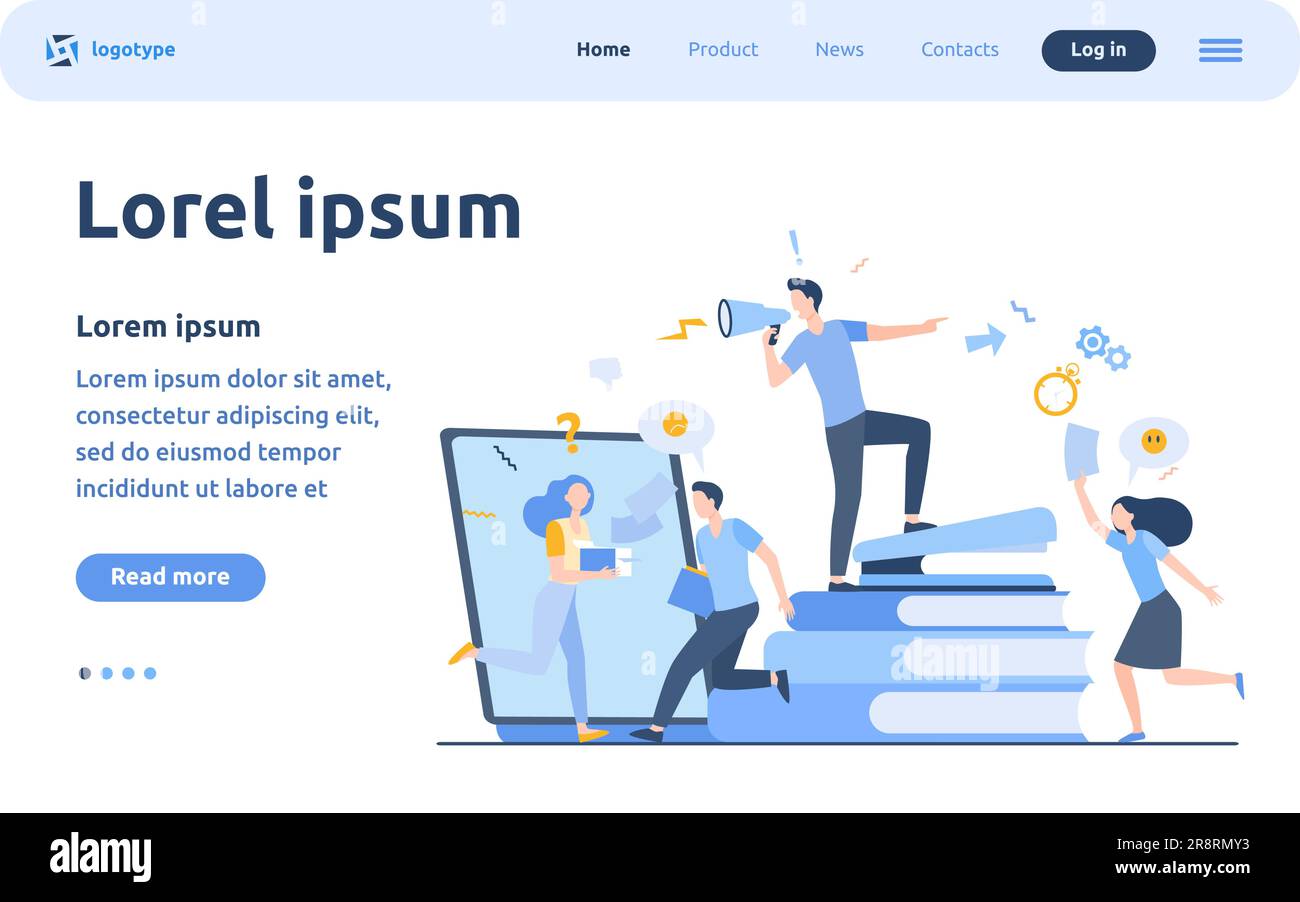 Office chaos vector illustration Stock Vector Image & Art - Alamy