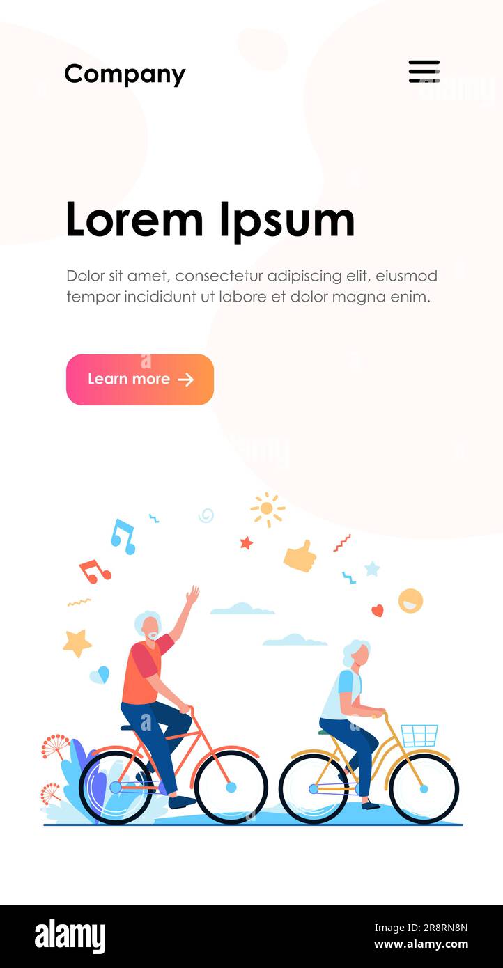 Senior man grey hair in Stock Vector Images - Alamy