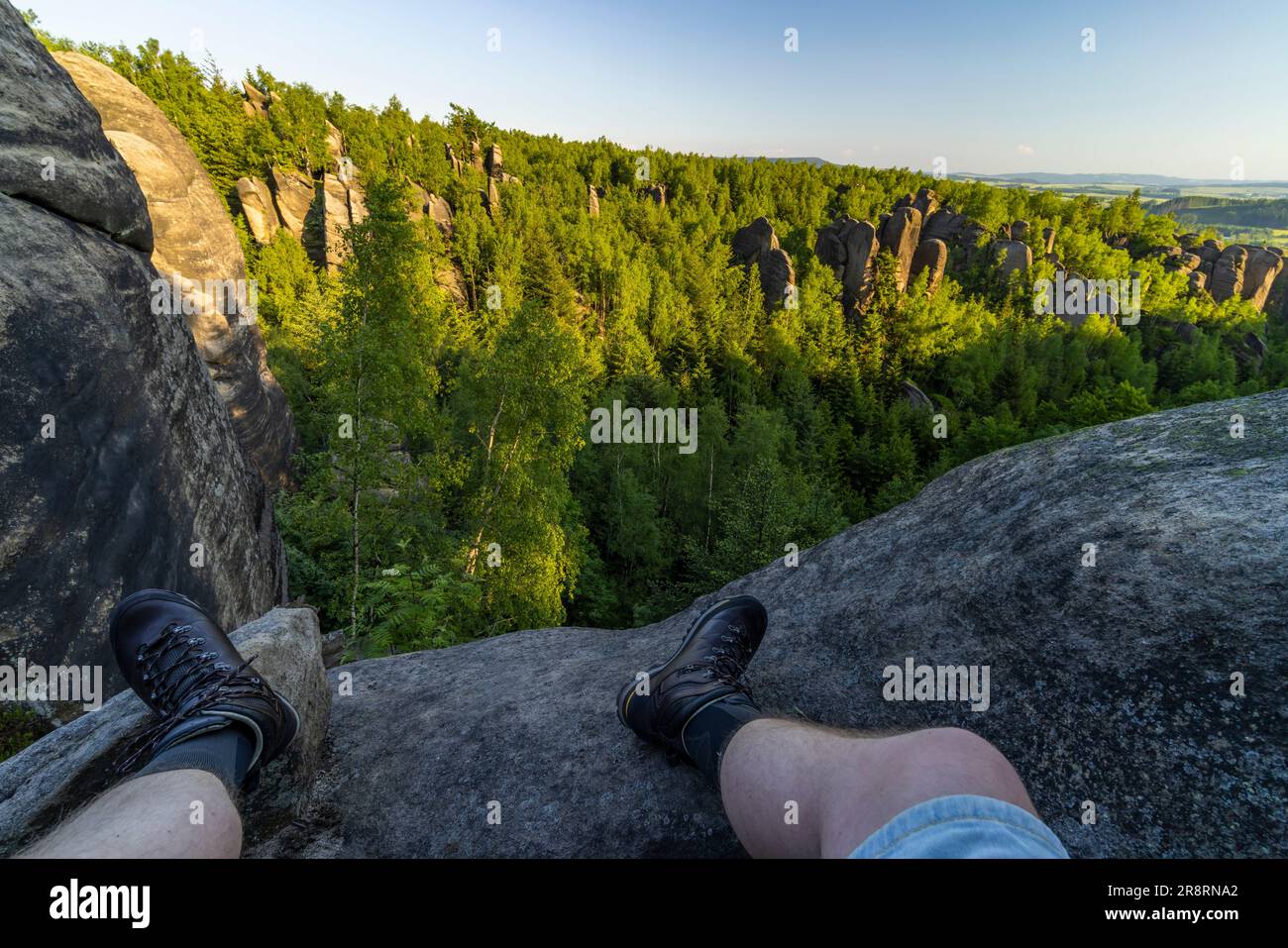 Blacksmith gorge (Kovarova rokle), Nature reserve Broumovske steny ...