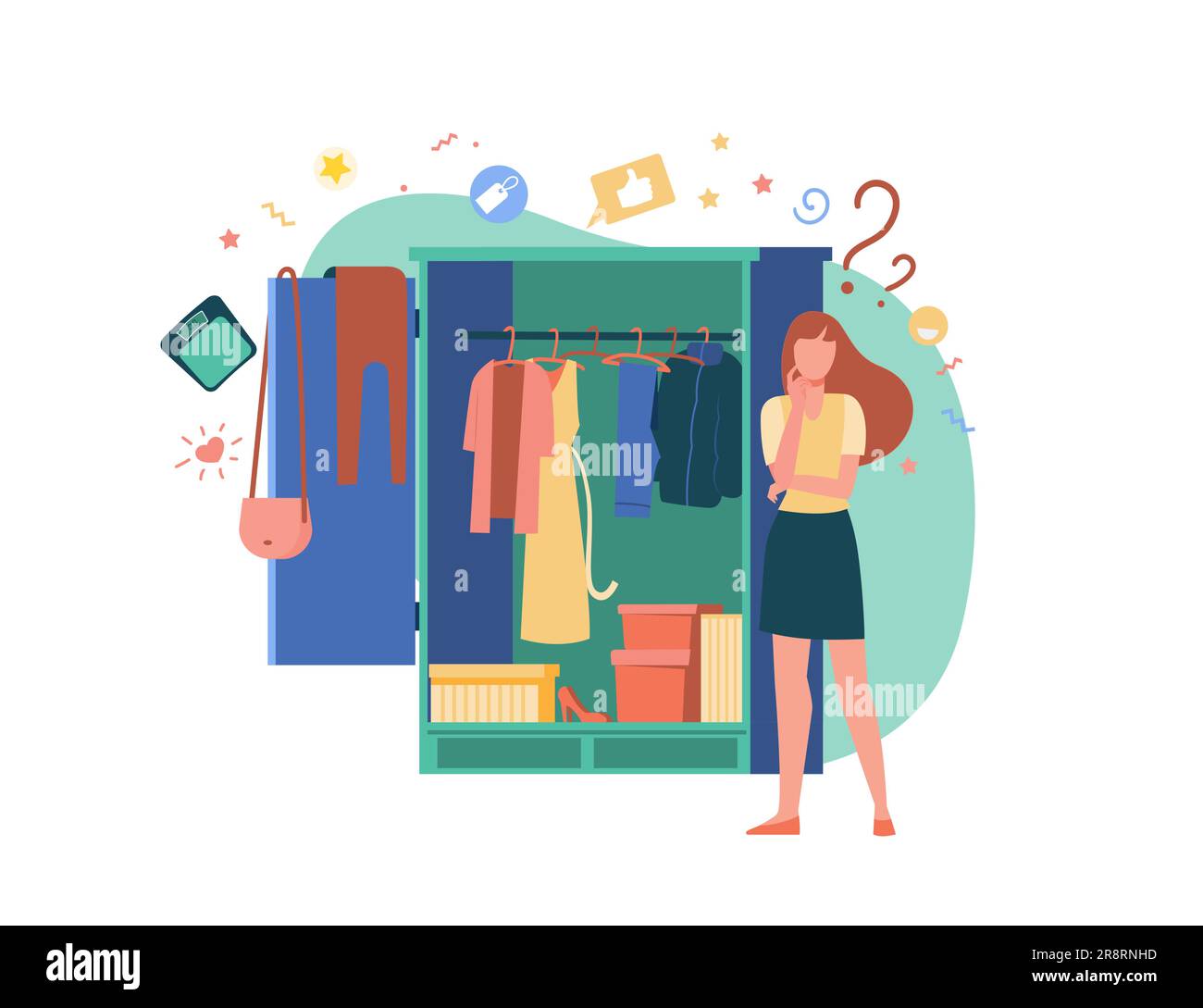 Cartoon wardrobe hi-res stock photography and images - Alamy