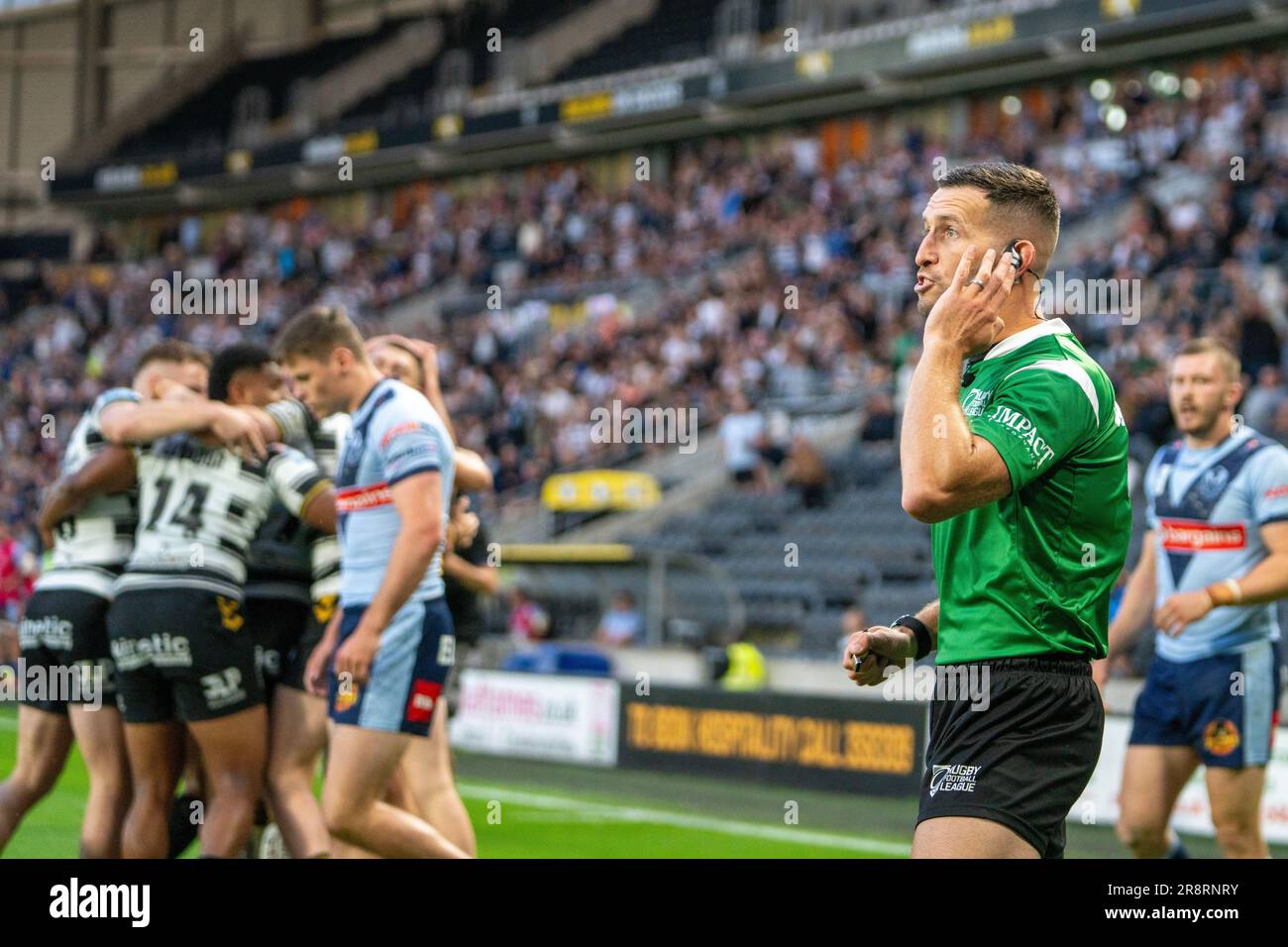 Hull, UK. 22nd June 2023. Betfred Super League - Round 16: Hull FC v St ...