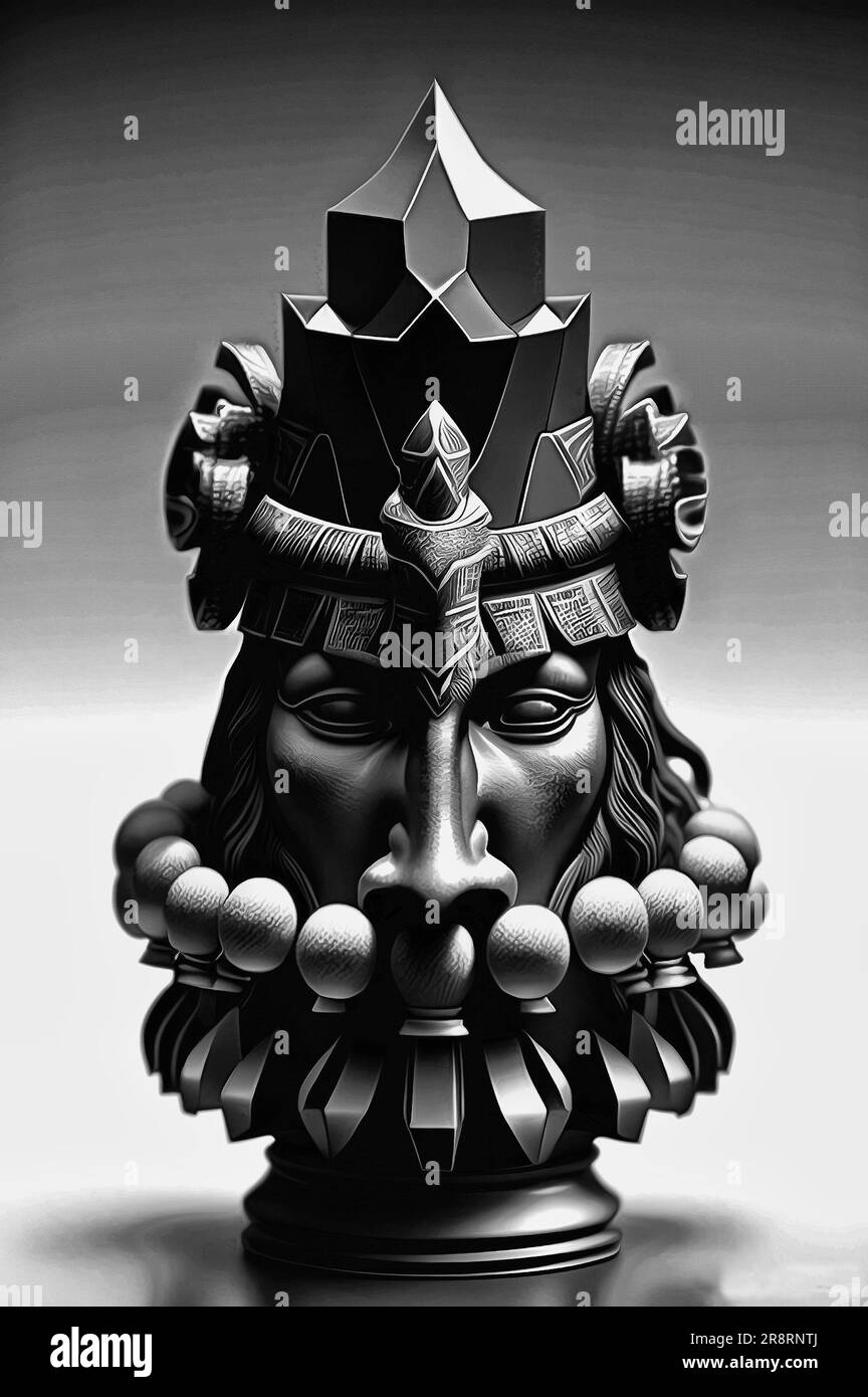 Chessmen picture Black and White Stock Photos & Images - Alamy