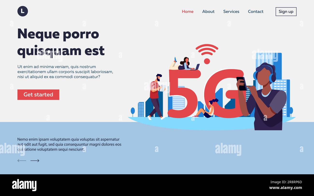 High tech lifestyle Stock Vector Images - Alamy