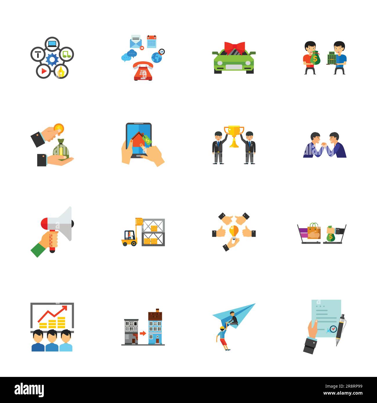 Business development icon set Stock Vector Image & Art - Alamy