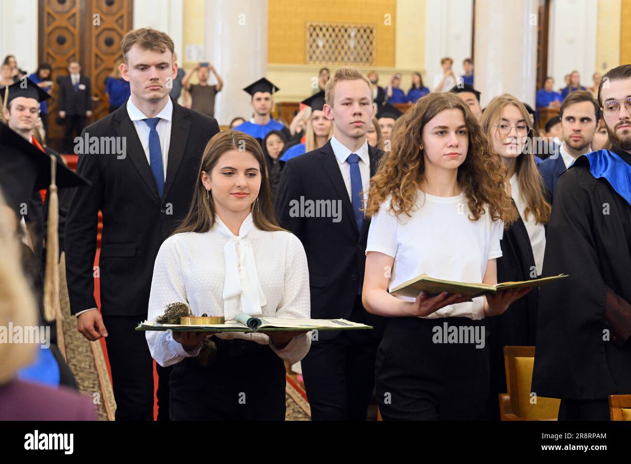 Moscow, Russia. 22nd June, 2023. Graduation ceremony with honors for ...