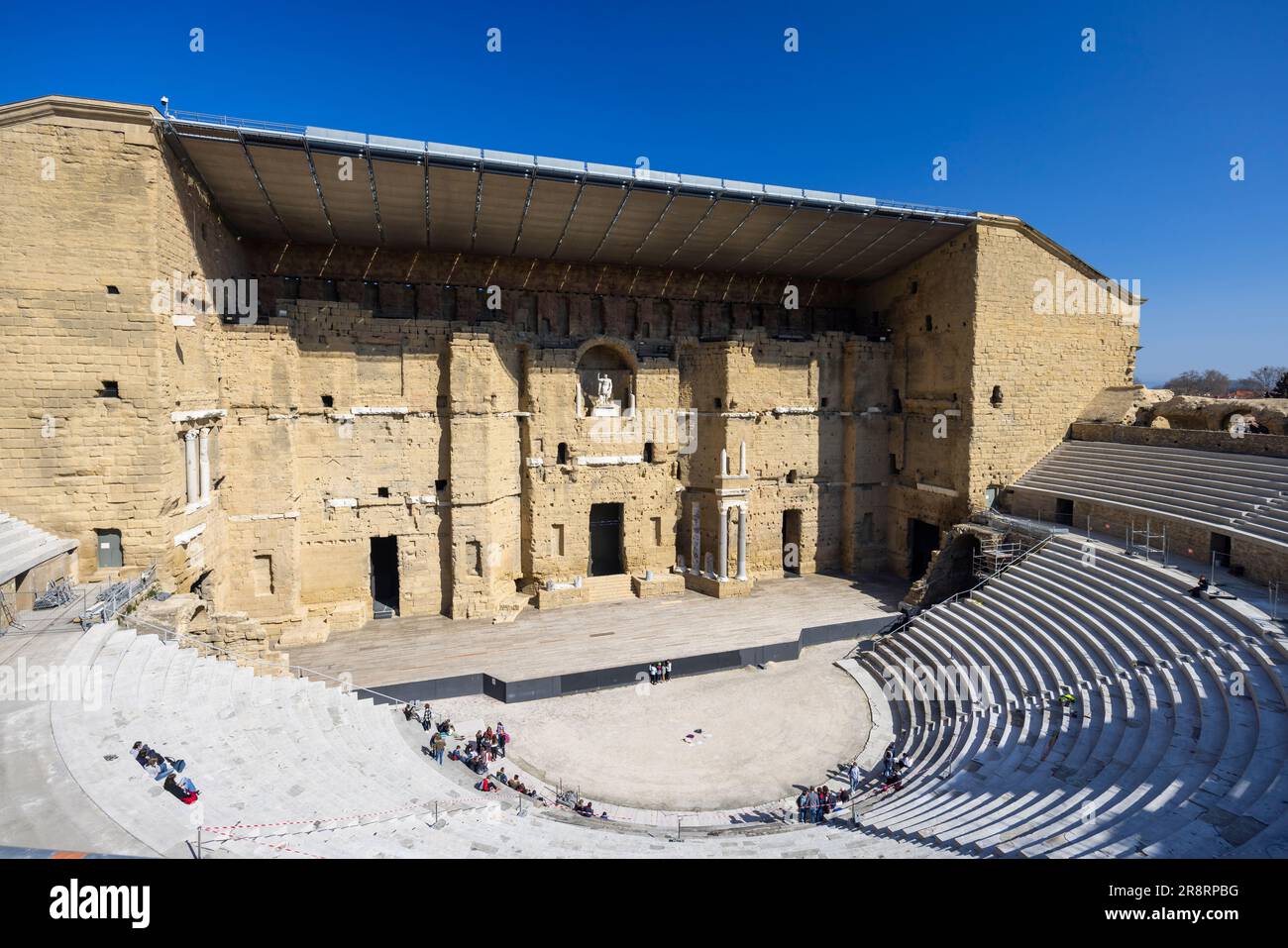 Roman Amphitheatre, Orange, UNESCO world heritage, Provence, France ...