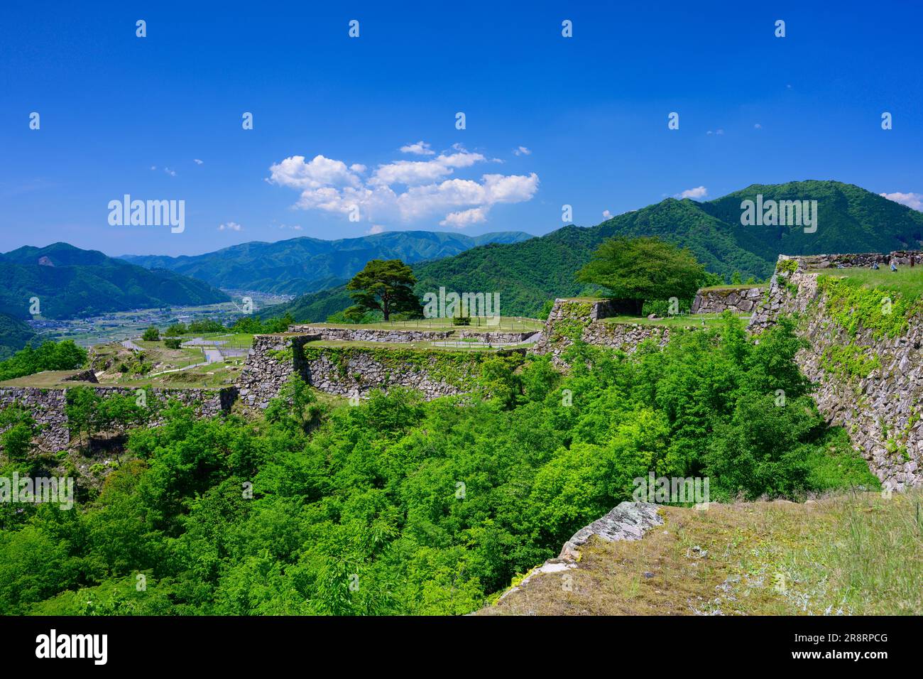 Landscape takeda castle ruins hi-res stock photography and images - Alamy
