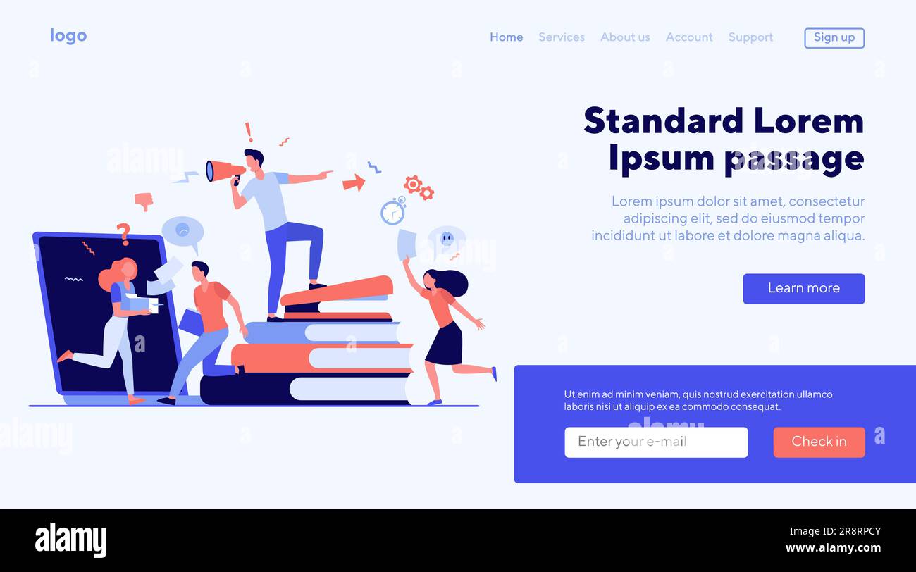 Office chaos vector illustration Stock Vector Image & Art - Alamy