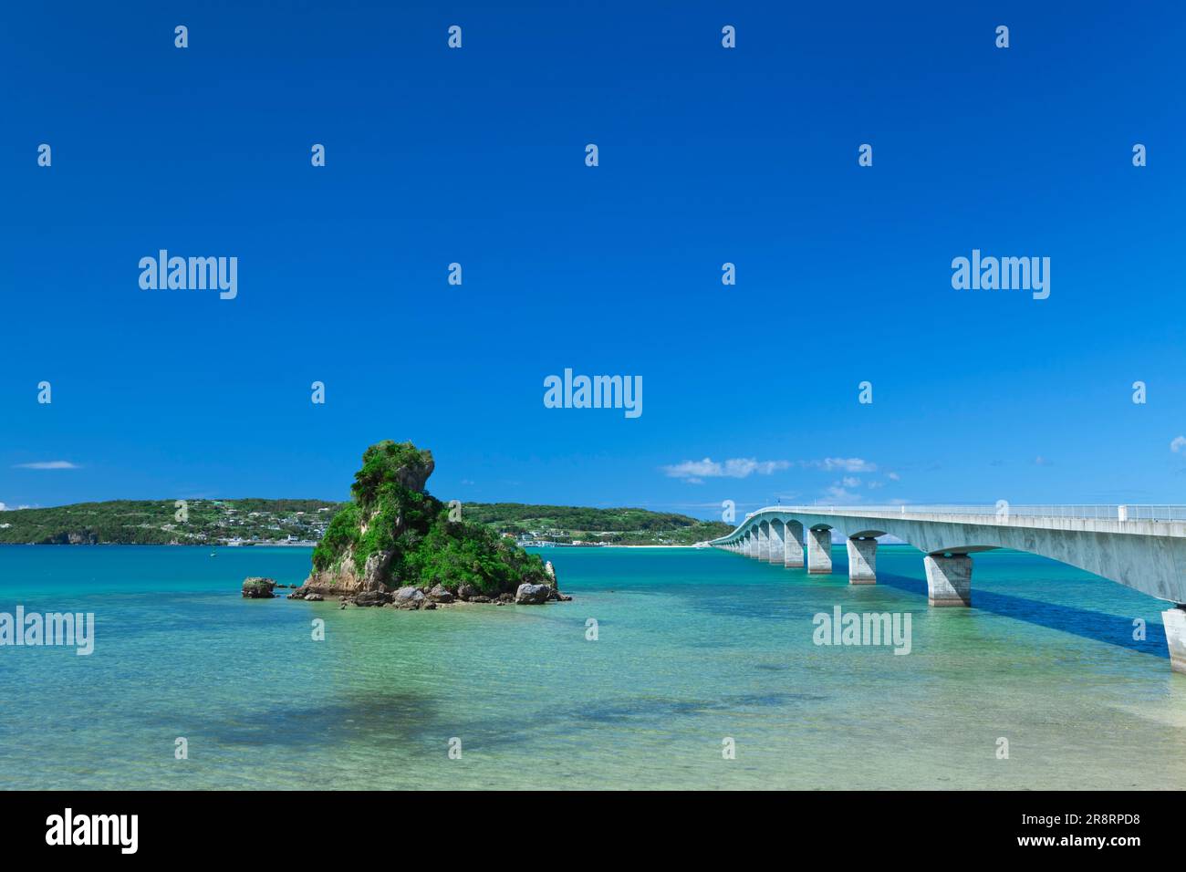 Kouri Island and Kouri Ohashi Bridge Stock Photo - Alamy