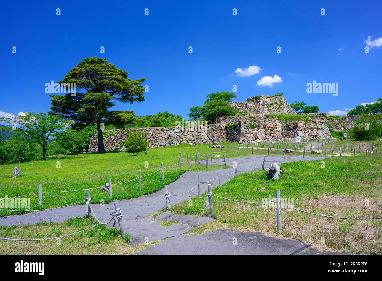 Landscape takeda castle ruins hi-res stock photography and images - Alamy