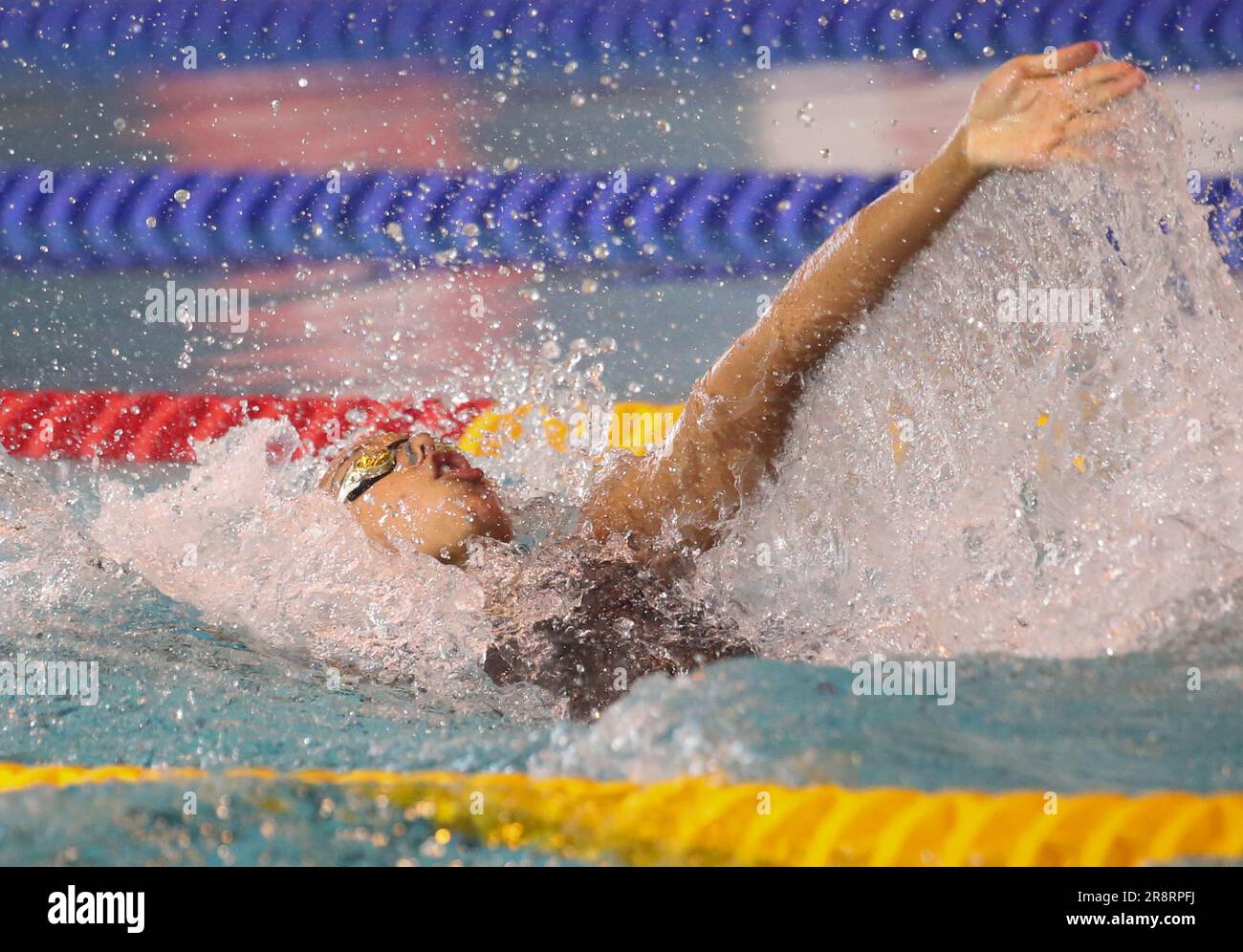 MOLUH Mary-Ambre, Final 50 M backstroke during the Elite Swimming ...