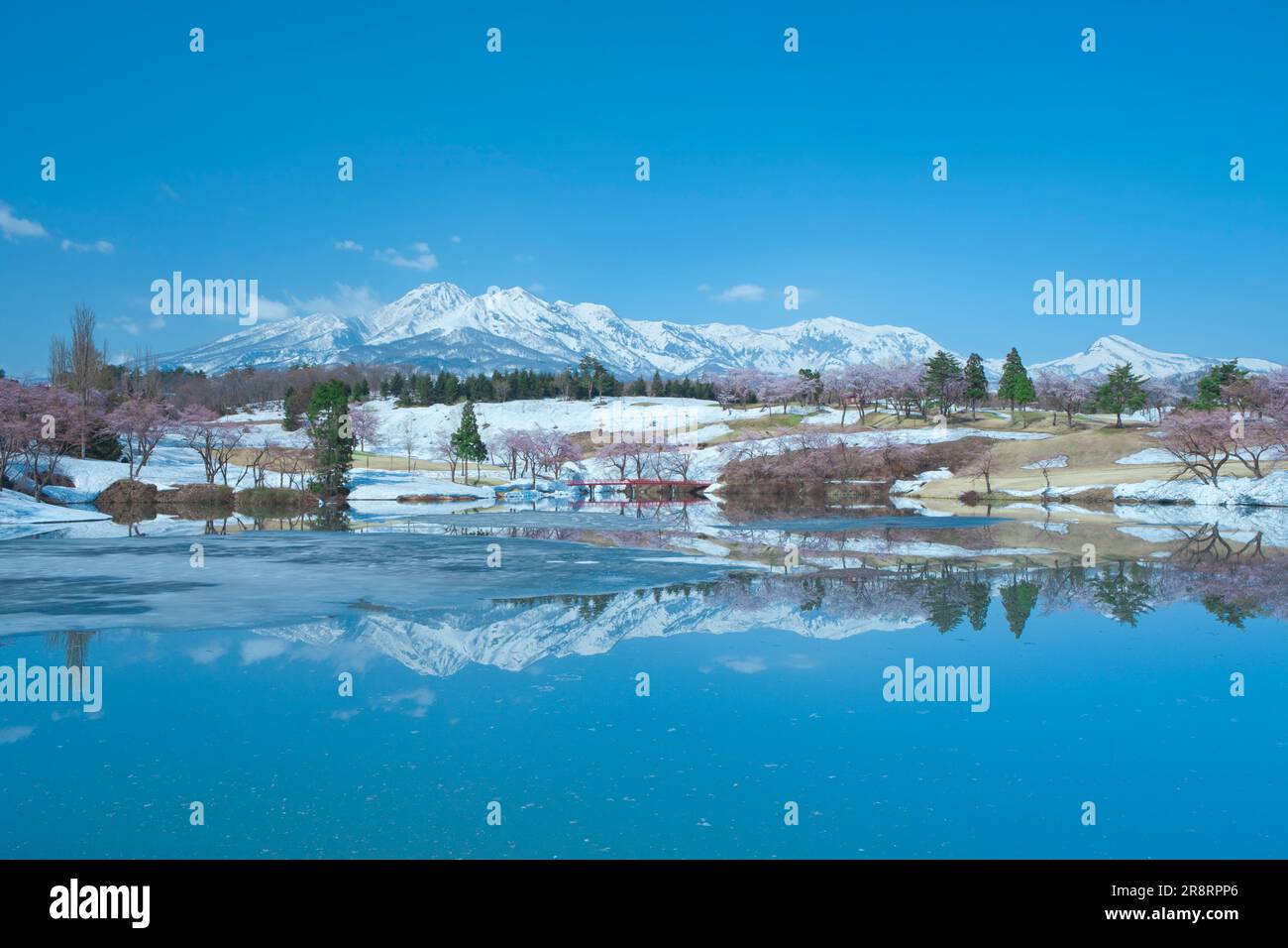 Mt. Myoko and Matsugamine in the snow Stock Photo - Alamy