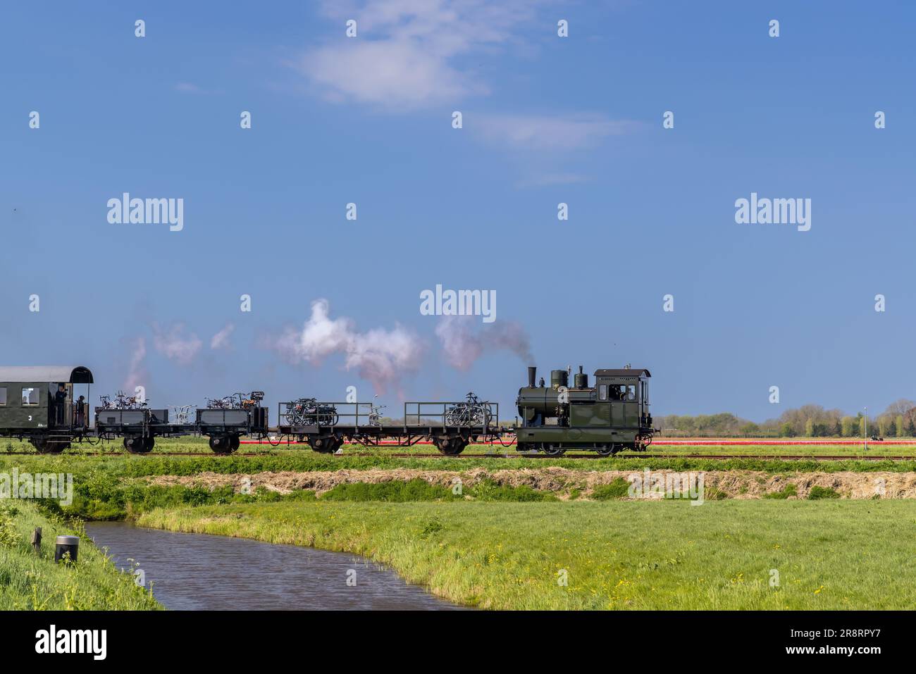 Steam locomotive, Hoorn - Medemblik, Noord Holland, Netherlands Stock ...