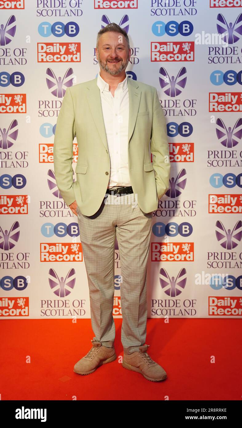 Andrew Agnew arrives for the Pride of Scotland Awards at the Assembly ...