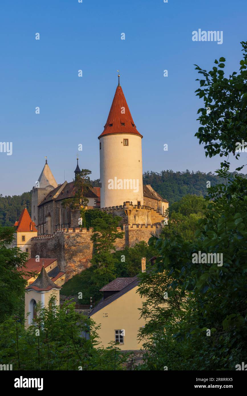 Krivoklat royal castle, Middle Bohemia, Czech Republic Stock Photo - Alamy