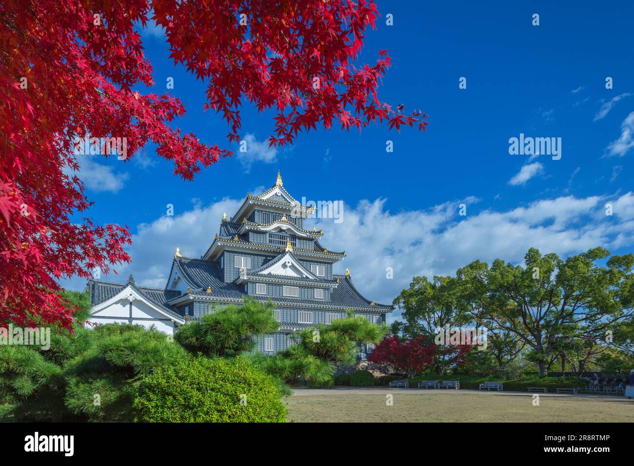 Okayama castle in okayama prefecture hi-res stock photography and ...