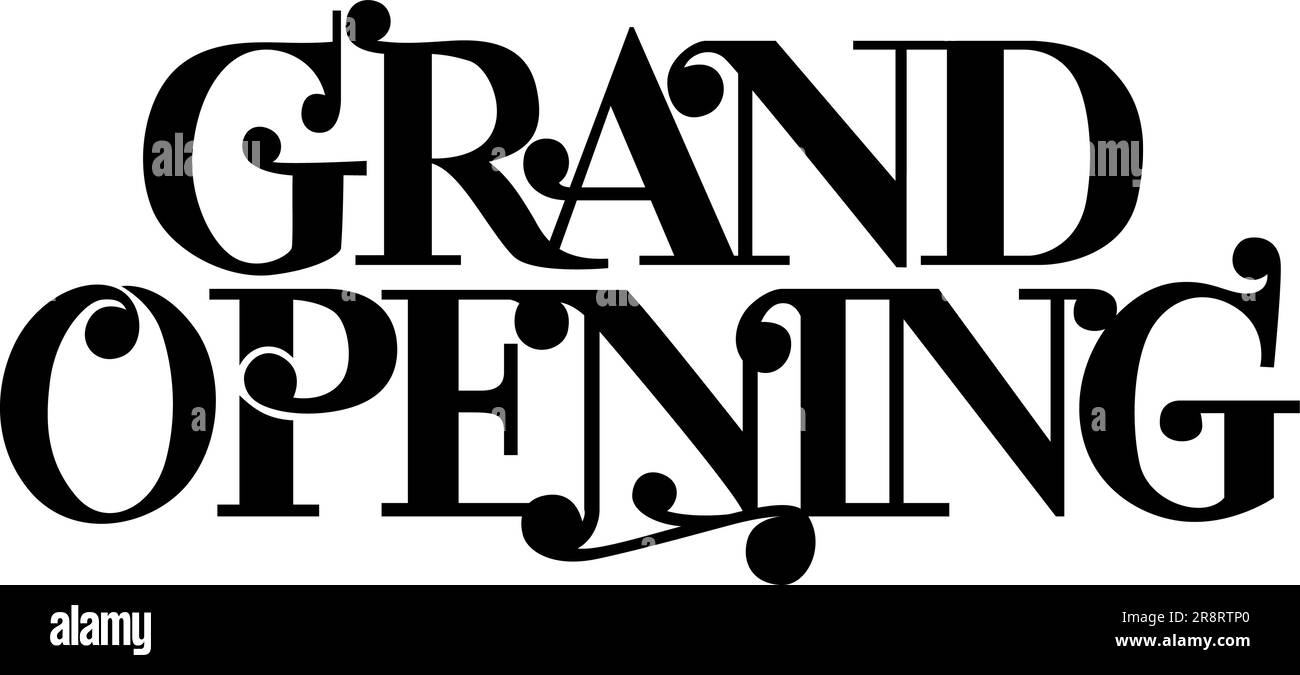 Opening invitation card Black and White Stock Photos & Images - Alamy