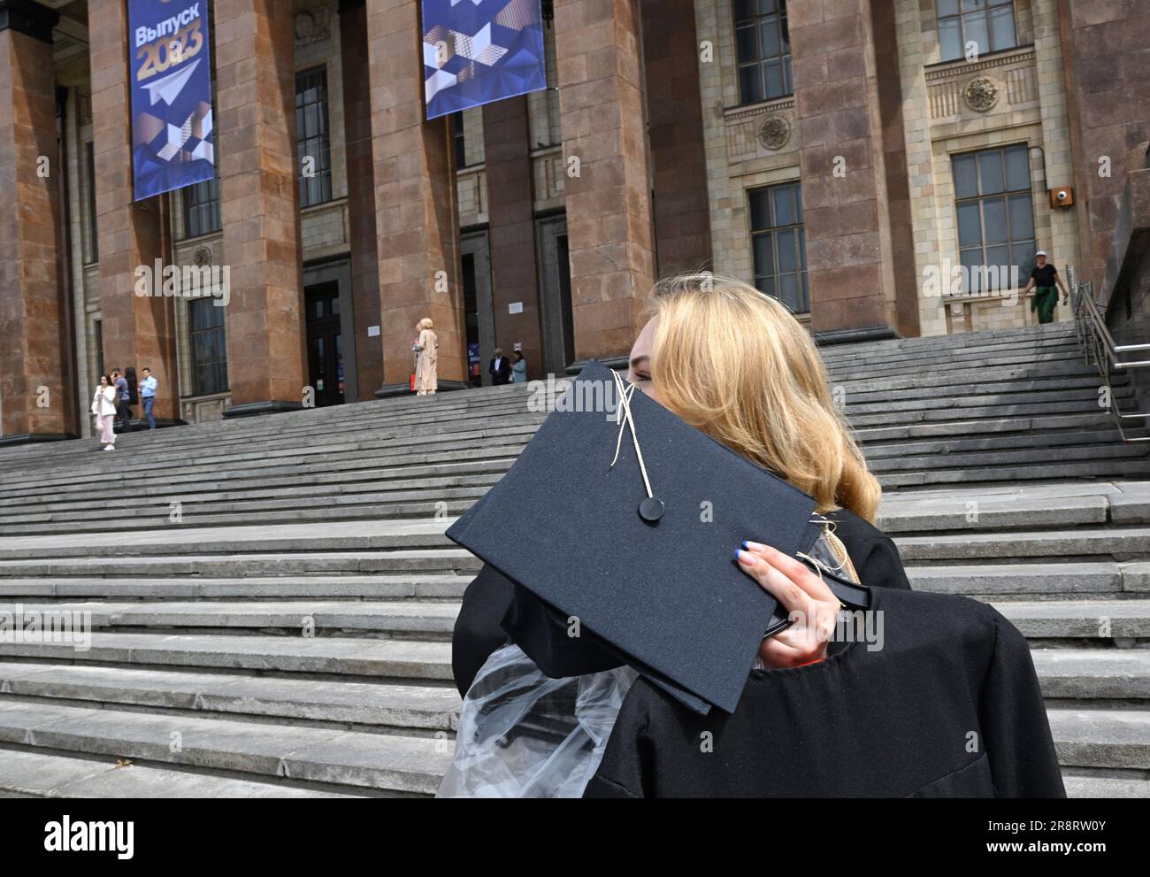 Moscow, Russia. 22nd June, 2023. Graduation ceremony with honors for ...