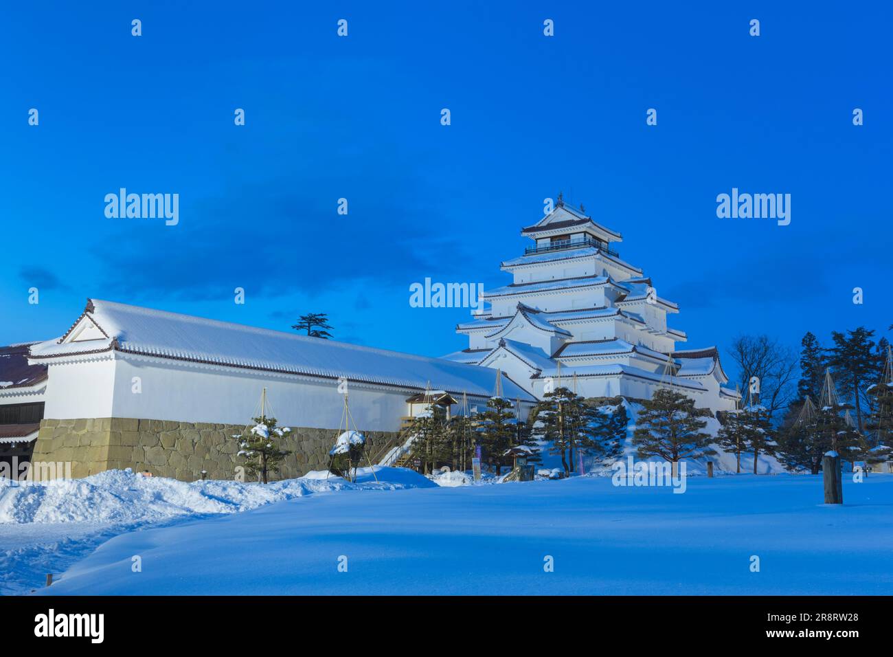 Tsuruga castle in aizuwakamatsu hi-res stock photography and images - Alamy