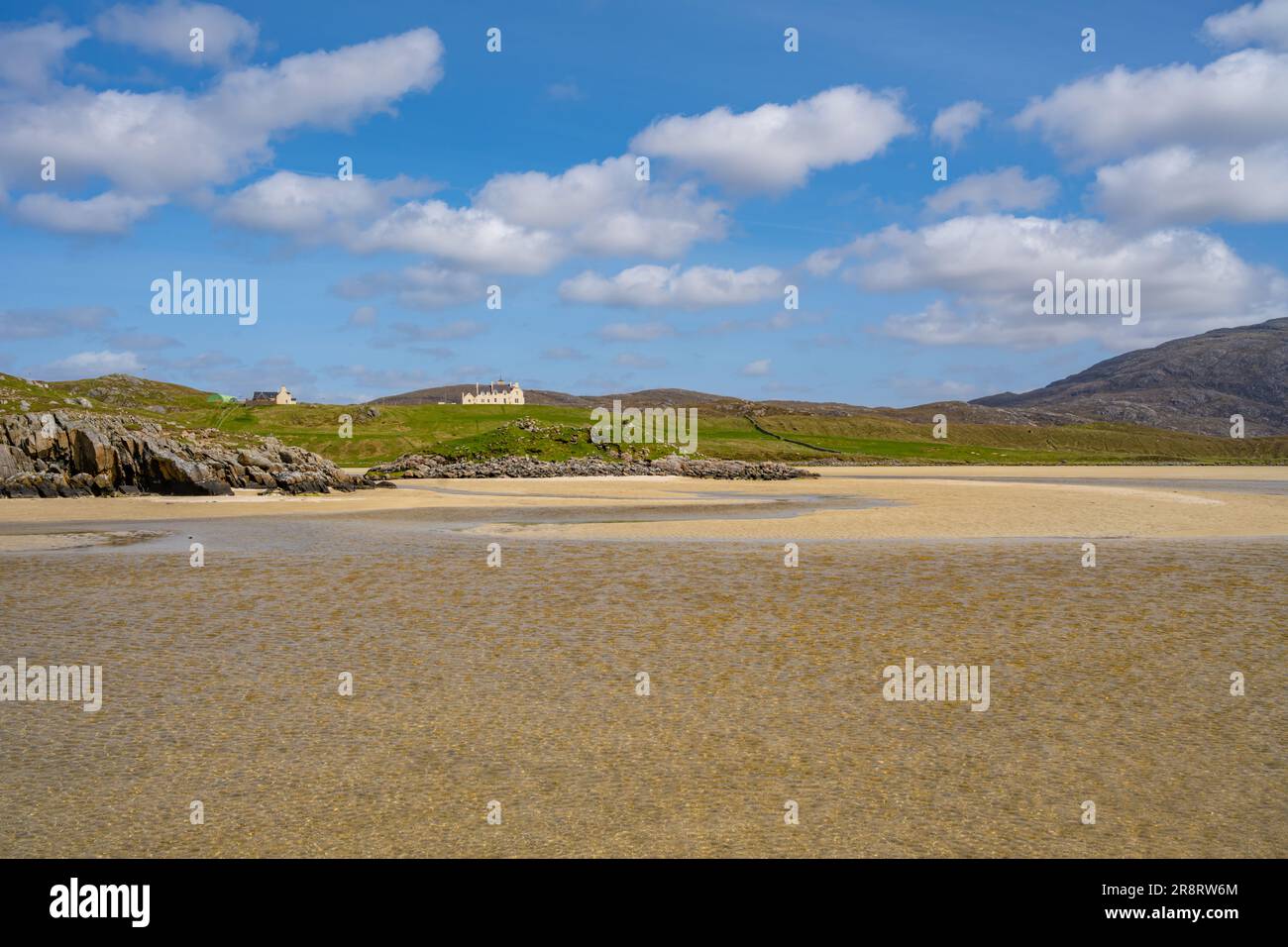 The sands of Uig Bay, Isle Of Lewis Stock Photo - Alamy