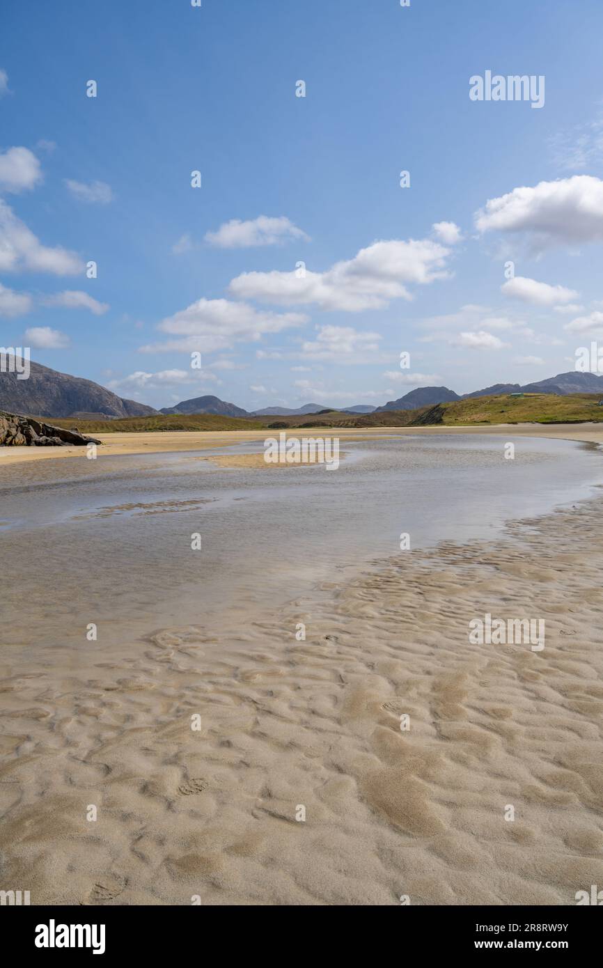 The sands of Uig Bay, Isle Of Lewis Stock Photo - Alamy