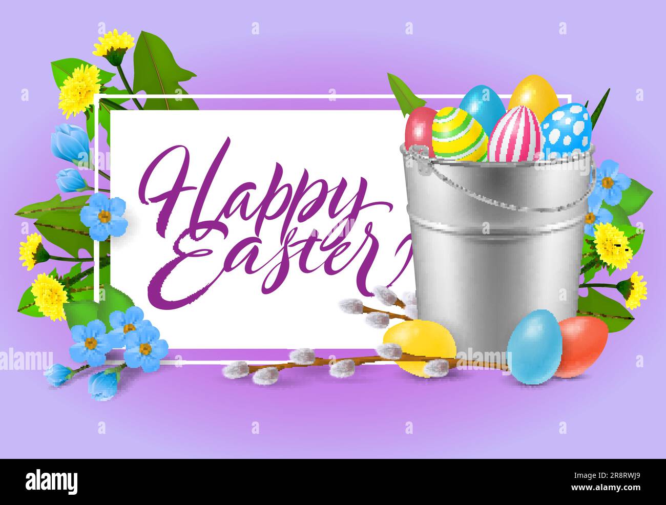Bucket of eggs Stock Vector Images - Alamy