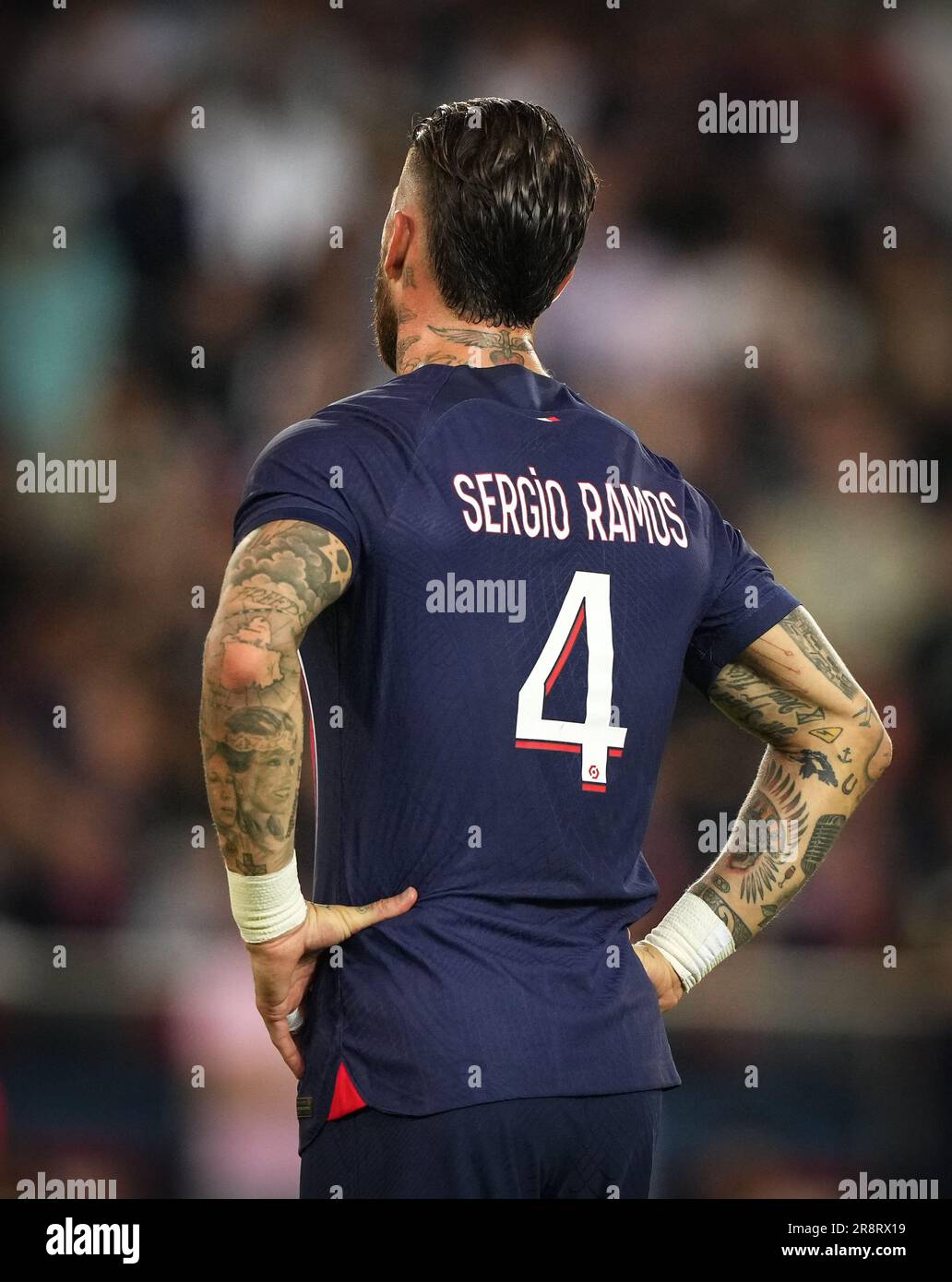 Sergio Ramos of PSG during the Ligue 1 match between Paris Saint ...