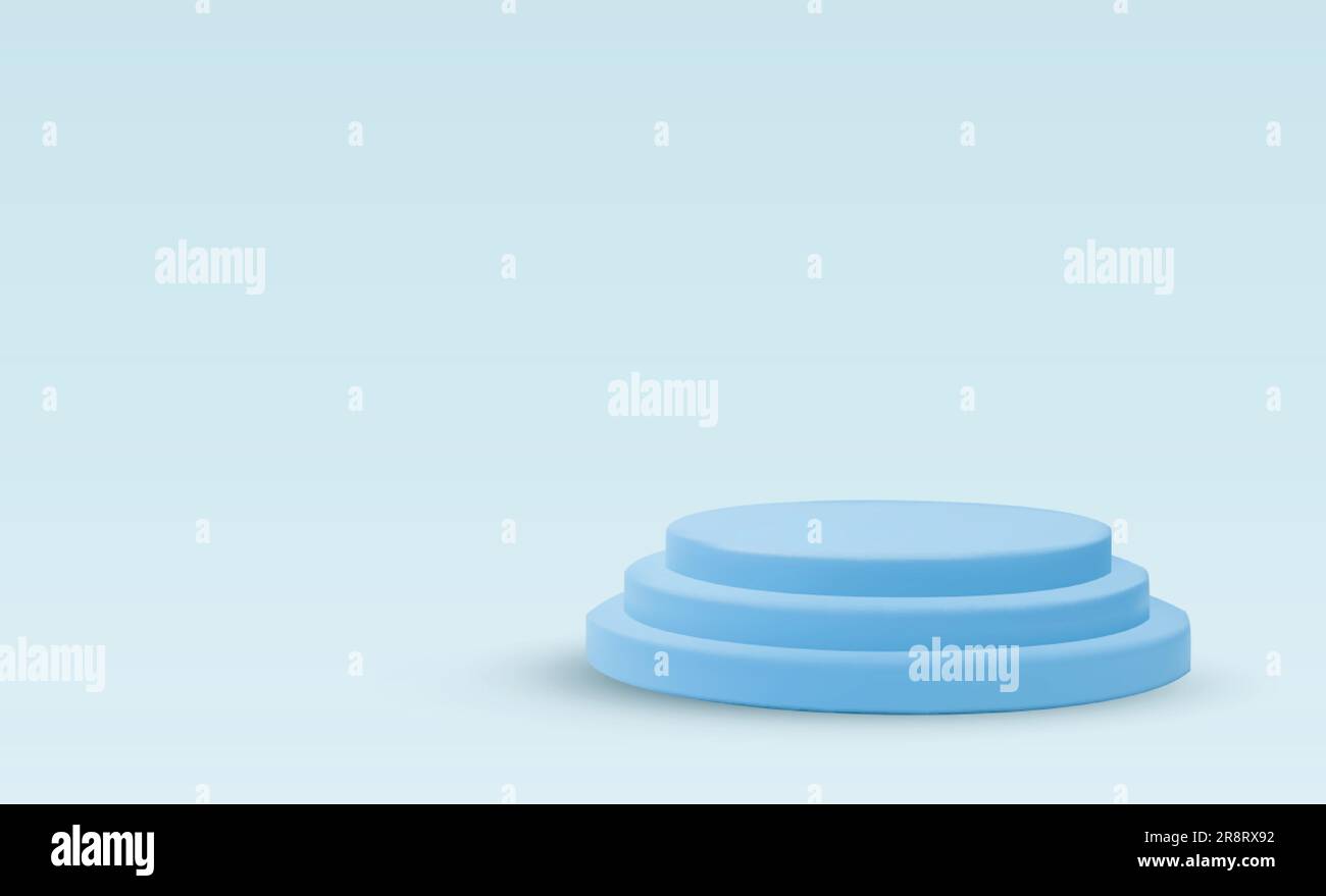 Blank podium for product . Mock up winner podium , 3d render ...