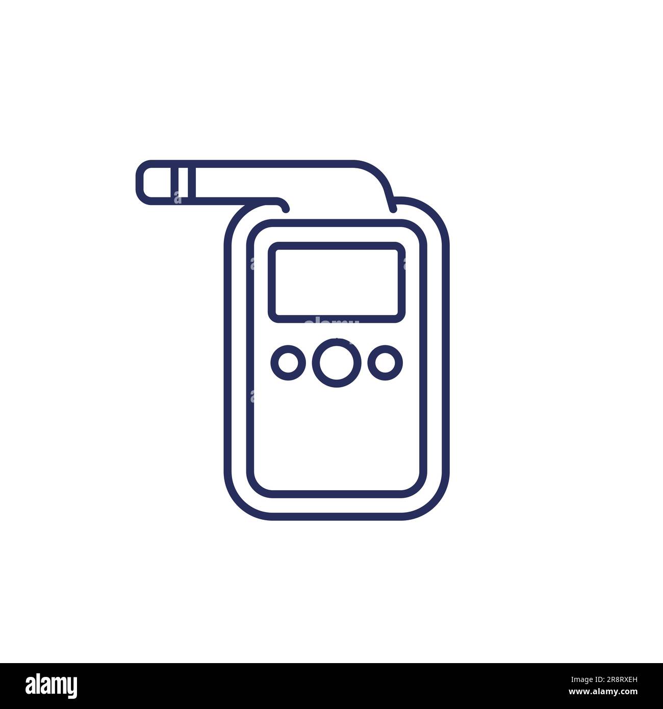 Breathalyzer alcohol Stock Vector Images - Alamy