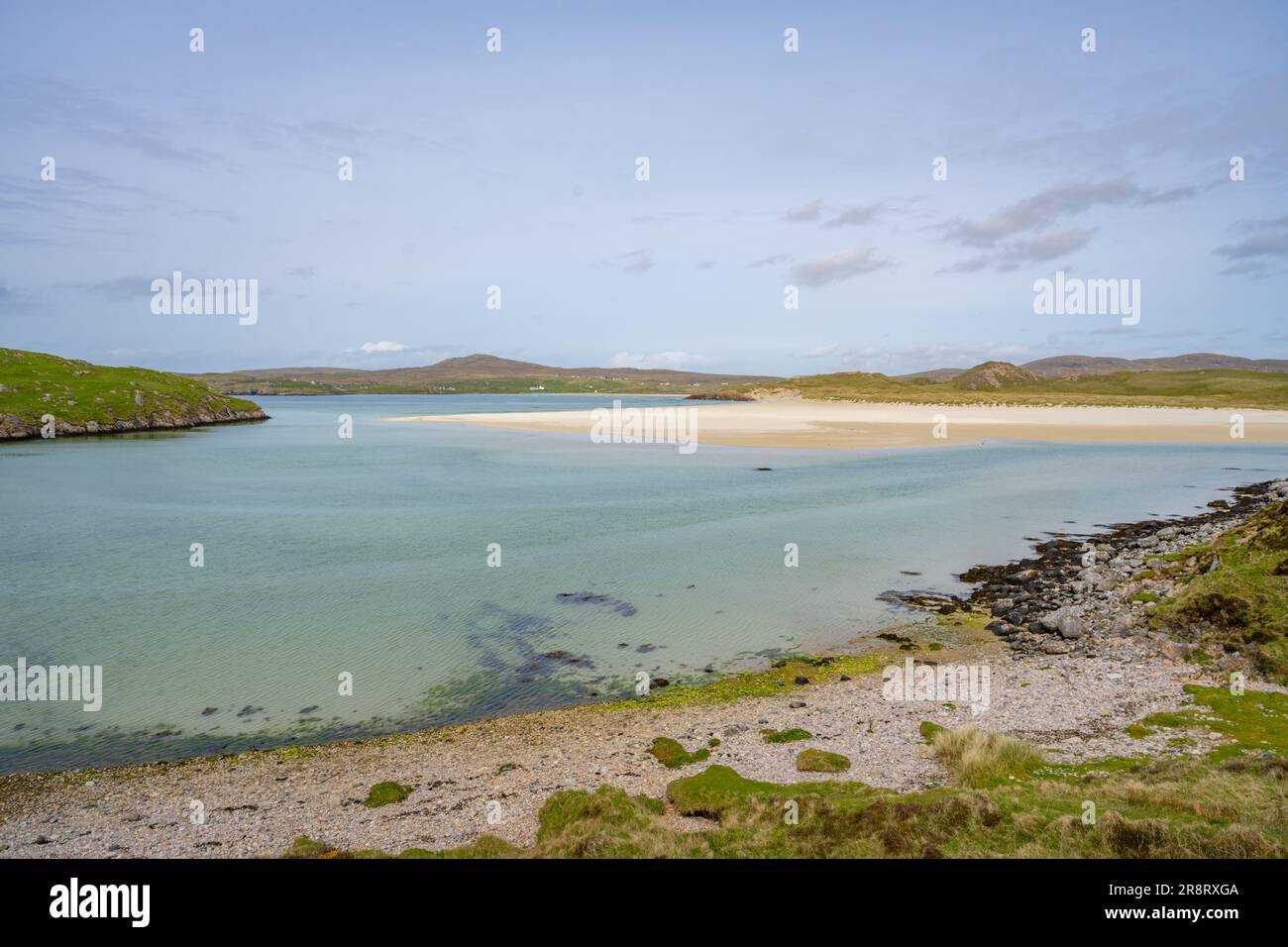 The sands of Uig Bay, Isle Of Lewis Stock Photo - Alamy