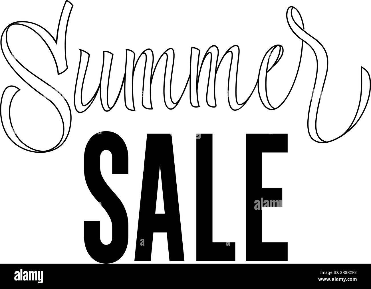 Summer sale card template Stock Vector Image & Art - Alamy