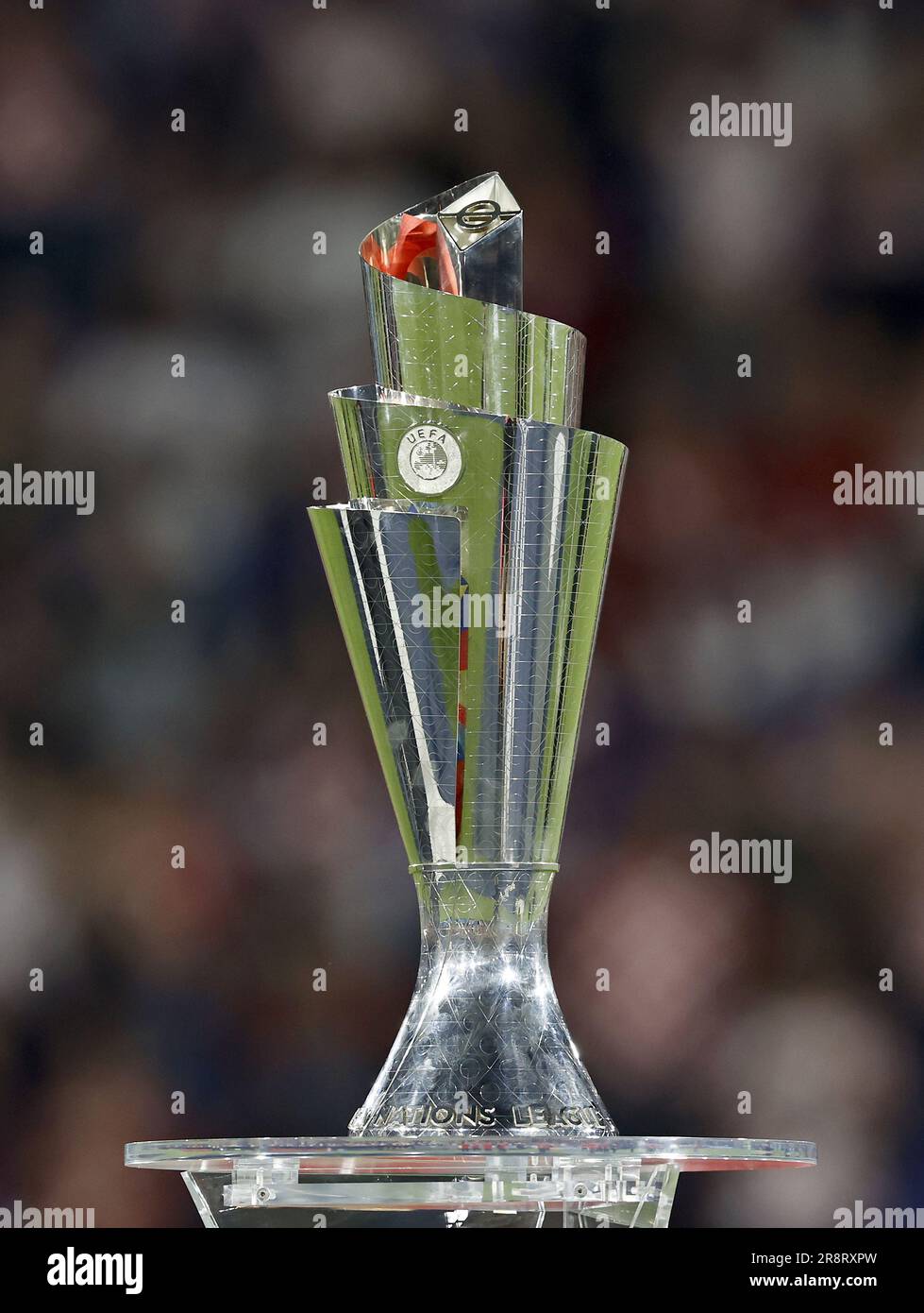 ROTTERDAM - the Nations League trophy during the UEFA Nations League ...