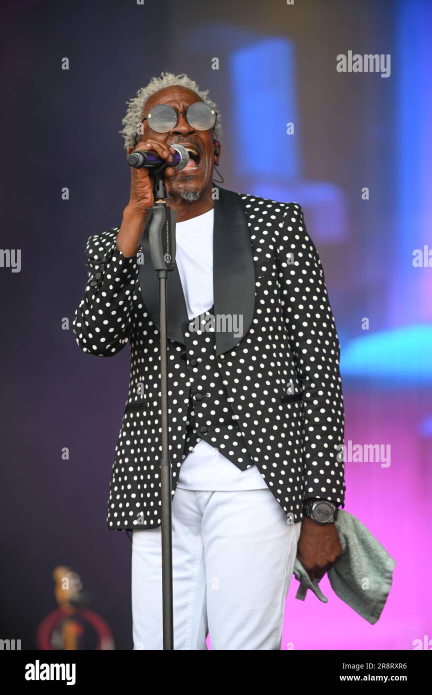 English singer-songwriter, Norman Washington "Junior" Giscombe performs ...