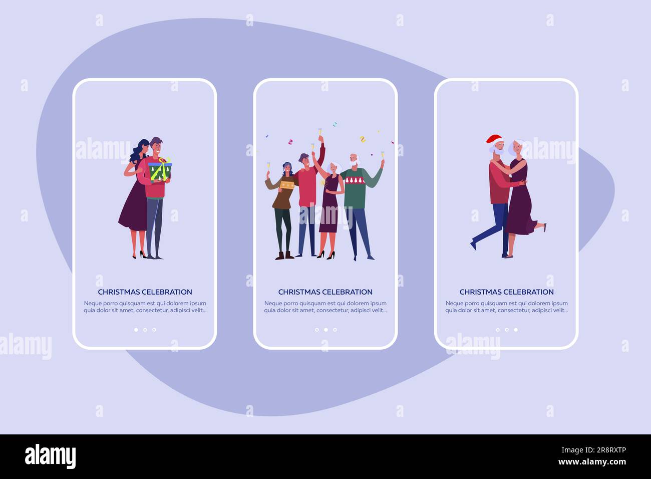 Christmas celebration set Stock Vector Image & Art - Alamy