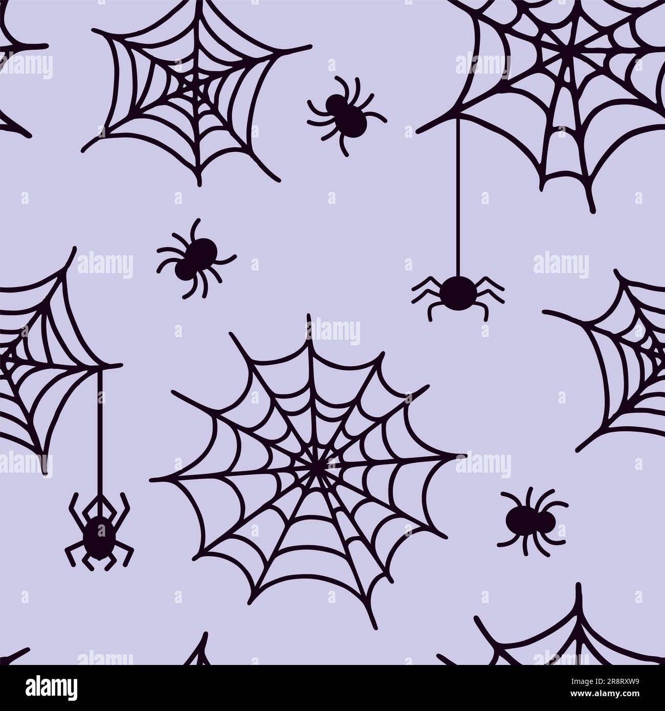 Cute seamless pattern spiders hi-res stock photography and images - Alamy