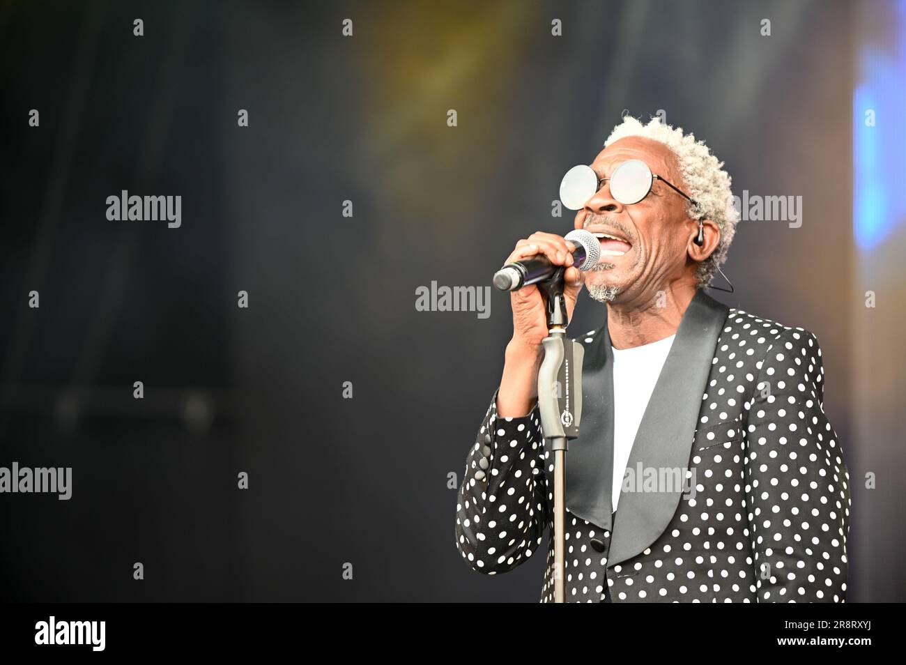 English singer-songwriter, Norman Washington "Junior" Giscombe performs ...