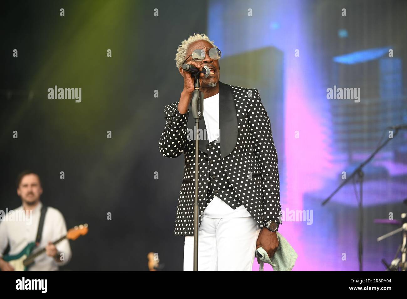 English singer-songwriter, Norman Washington "Junior" Giscombe performs ...