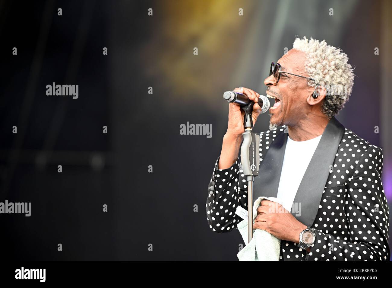 English singer-songwriter, Norman Washington "Junior" Giscombe performs ...