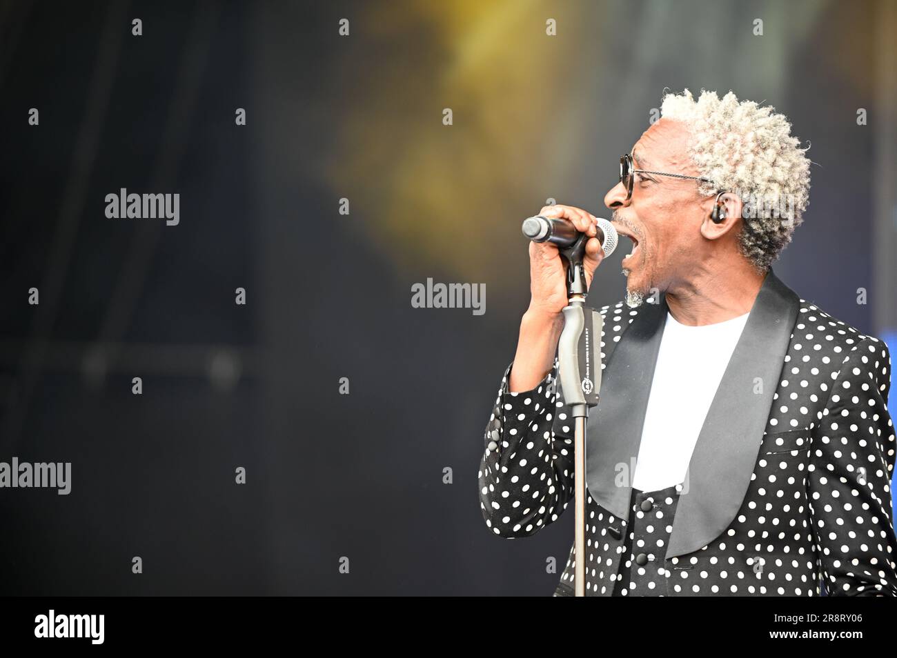 English singer-songwriter, Norman Washington "Junior" Giscombe performs ...
