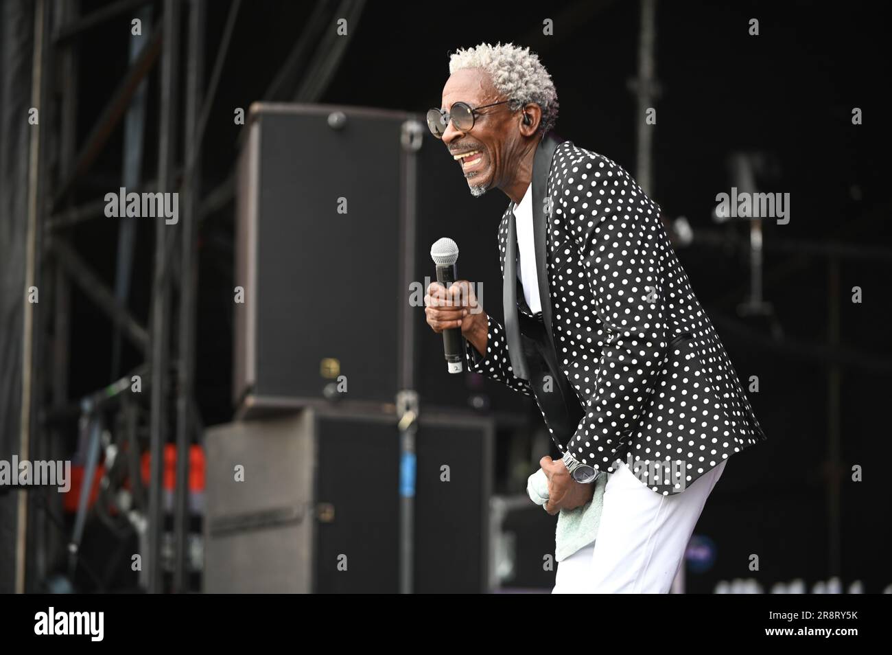 English singer-songwriter, Norman Washington "Junior" Giscombe performs ...